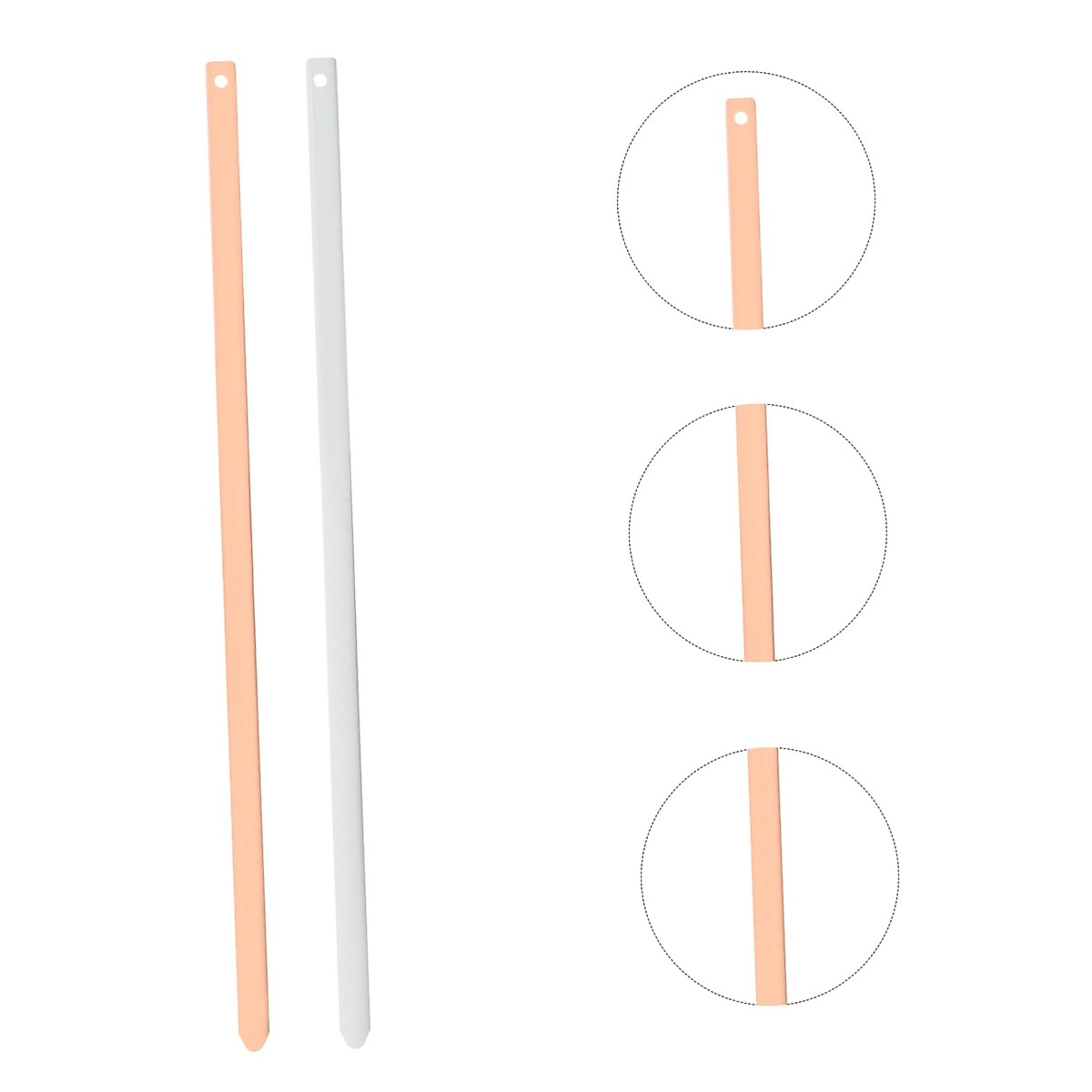 Lurrose 1 Set Zinc Anode Copper Plate Copper Zinc Electrode Strip Zinc Tablets