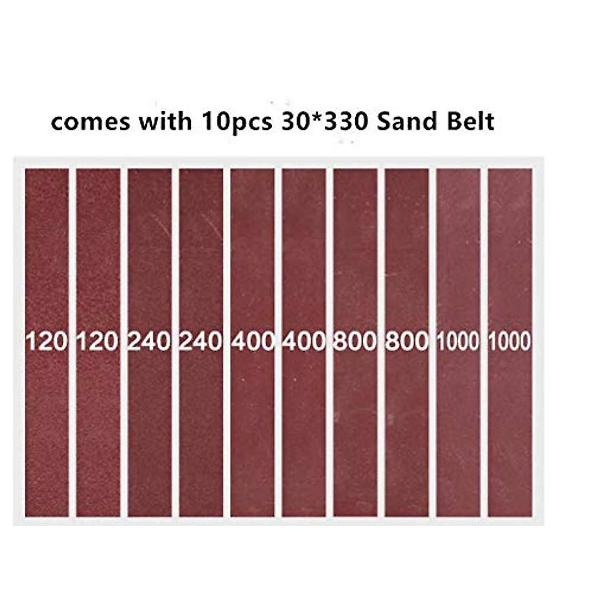 Belt Sander Electric Mini Belt Sander Grinder Polisher Sharpener Polishing Grinding Machine DIY Sand Mill Adjustable Speed Wood Sanding Tool (9000RPM 795 Motor, Adjustable Angle)