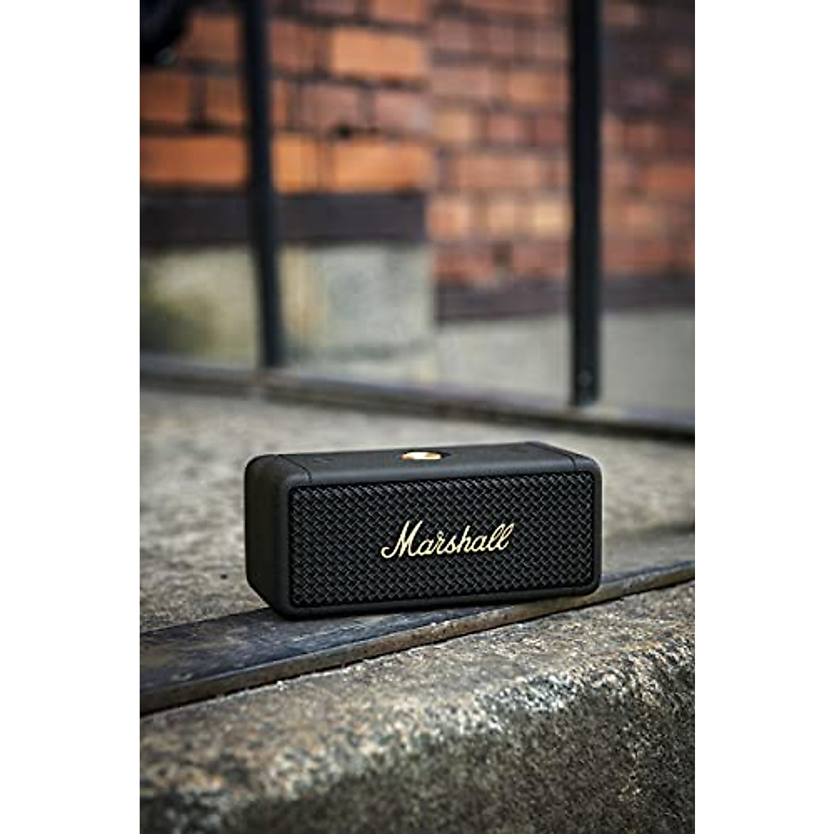 Marshall Emberton Bluetooth Portable Speaker - Black & Brass