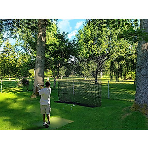 IUZEAI 10x10ft Golf Netting High Impact Golf Practice Net(NET ONLY), Golf Sports Netting Barrier Nets, Heavy Duty Nylon Netting Material Golf Hitting Nets(NET ONLY)