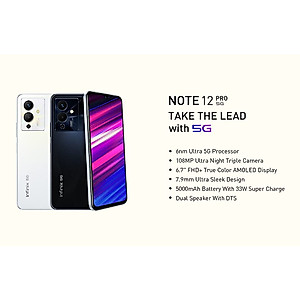 Xiaomi Redmi Note 12 Pro 5G + 4G (256GB + 8GB) Factory Unlocked 6.67" 50MP Triple Camera (for Tmobile/Metro/Mint USA Market) (Light Blue)