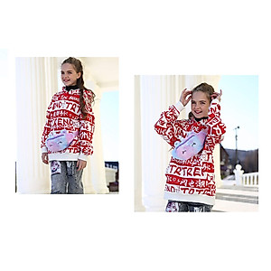 Girls Fanny Pack, Kids Unicorn Waist Bag, Crossbody Belt Bag, Cute Kids Travel Waist Bag (Plush - 1# Purple)