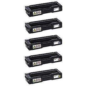 SuppliesMAX Compatible Replacement for Ricoh M-C250FW/M-C250FWB/P-C301W Toner Cartridge Combo Pack (2-BK/1-C/M/Y) (Type M-C250H) (408352B1CMY)