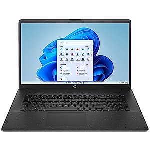 HP Laptop 17 17.3" FHD (1920 x 1080) Laptop Computer - AMD Ryzen 7 7730U 8-Core up to 4.50 GHz Processor, 64GB DDR4 RAM, 256GB NVMe SSD, AMD Radeon Graphics, Windows 11 Pro, Black