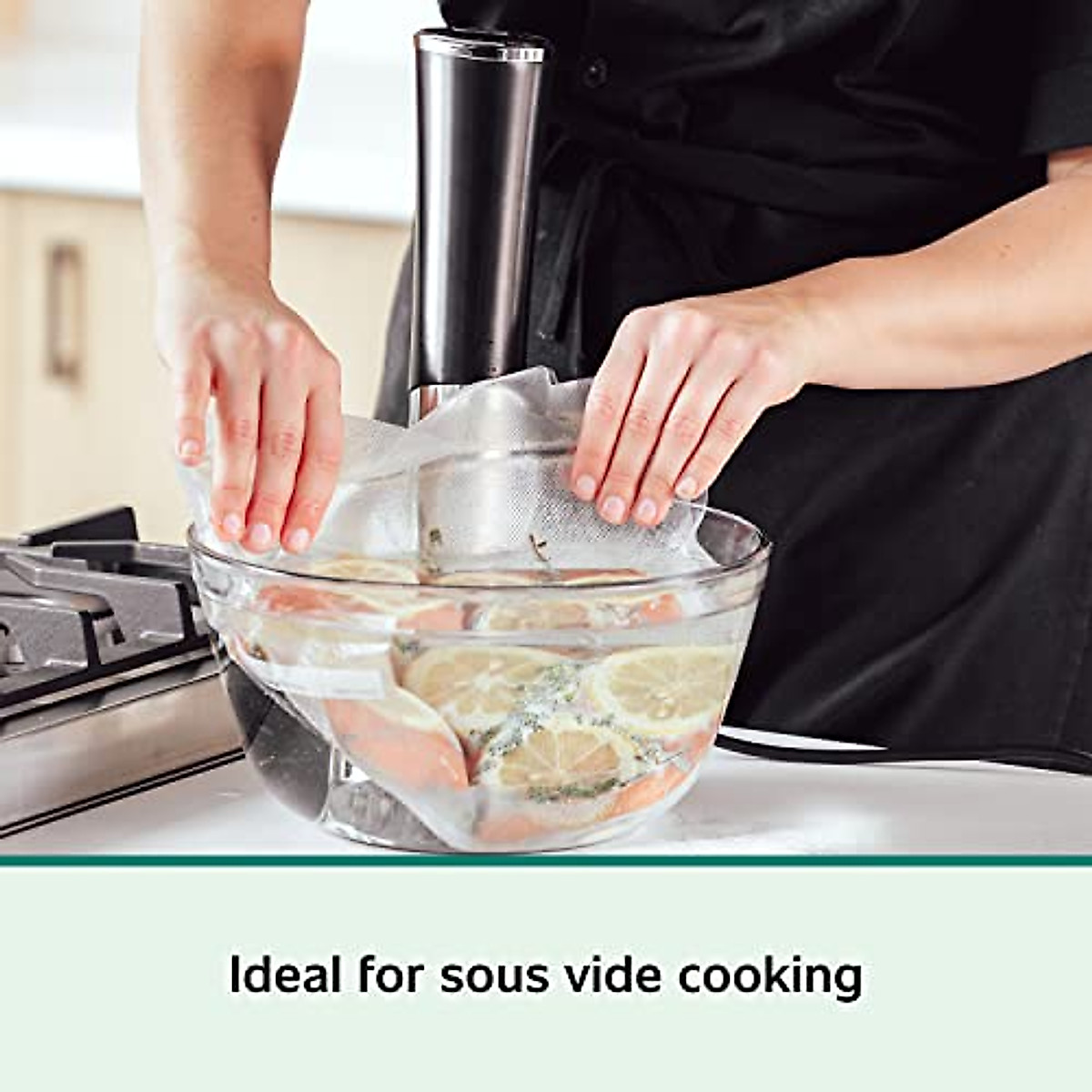 FoodSaver Quart Vacuum Seal Bags, BPA-Free for Food Storage and Sous Vide, 120 Count