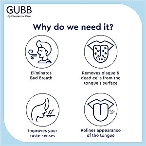 GUBB Tongue Cleaner For Kids & Adults (Metal Tongue Cleaner Pack of 2)