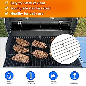 Hisencn 66044 Warming Rack for Weber Genesis II 300 Grill Parts, Genesis II E-310/E-315, II E-330/E-335, II S-310/S-335 Gas Grills, 25'' Warming Rack for Weber Genesis II 300 Grill Replacement Parts