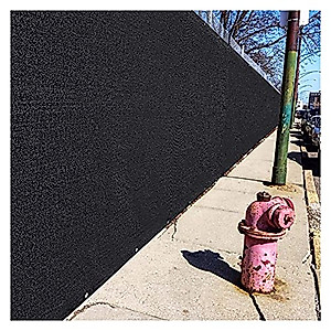 MGCD Balcony Privacy Screen, HDPE Garden Screening Shade Netting, 5M Outdoor Anti-Peeping Fence, Double-Sided Wall-Mounted Sunscreen (Color : Black, Size : 0.9x5m)