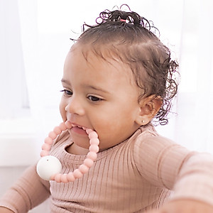 Ryan and Rose Cutie Teether Rattle (Pink)