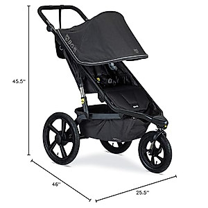 BOB Gear Alterrain Jogging Stroller, Melange Black