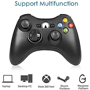 YUDEG Xbox 360 Wireless Controller Joystick Gampad for Xbox 360 PC Windows 7