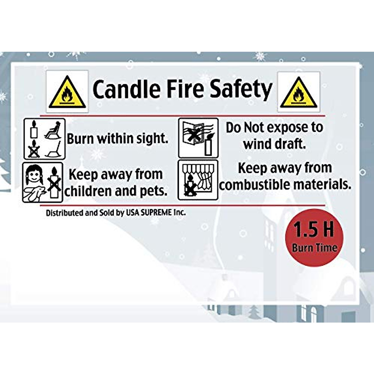 100 pcs Bulk White Candles for Christmas Tree - Angel Chime Decorations - Christmas Pyramids Carousel - 4-inch X 1/2-inch Diameter - 1.5 Hour Burn Time. Unscented