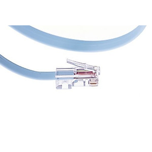 RW RoutersWholesale CAB-CONSOLE-RJ45 - DB9 to RJ45 Console Cable, 6 Ft for Cisco