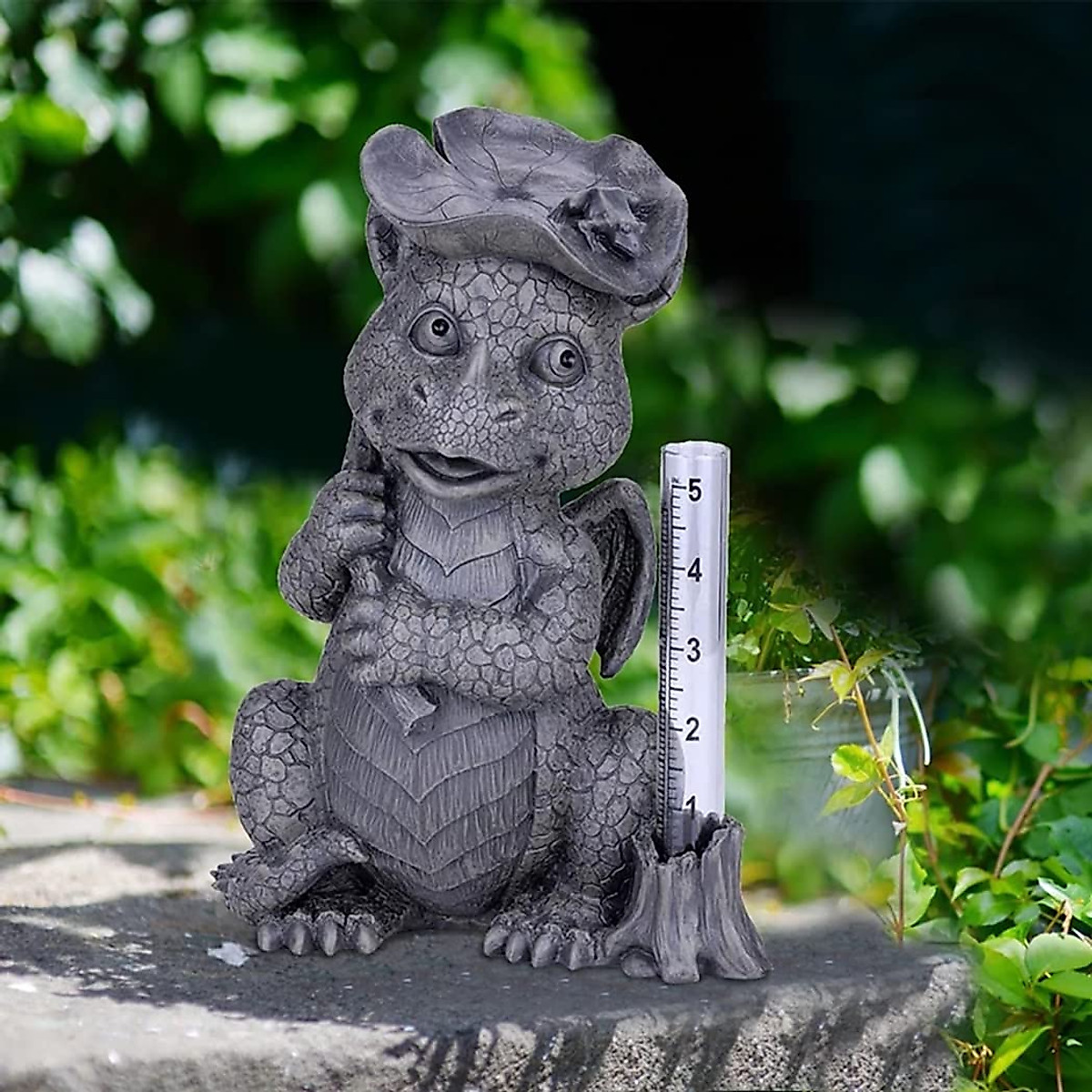 HUTNUOY 5" Rain Gauge Replacement Tube Glass for Outdoor Garden Yard Home, Best Rated 2 Pcs