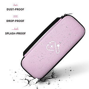 YINKE Stethoscope Case for 3M Littmann Classic III/Cardiology IV/Lightweight II S.E. & MDF Acoustica Stethoscope, Hard Organizer Storage Bag for Nurses and Doctors Accessory (Pink)