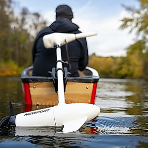 Newport L-Series 86lb Thrust Transom Mounted Saltwater Electric Trolling Motor w/LED Battery Indicator (40" Shaft)