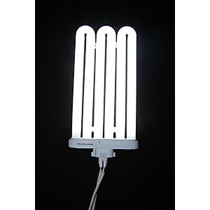 65Watt FML65/6500K Daylight Triple Tube Fluorescent Light Bulb, 4-Pin GX10Q-8 Base, Replacement Lamp for Feit BPFML65/65, 9.5'' MOL