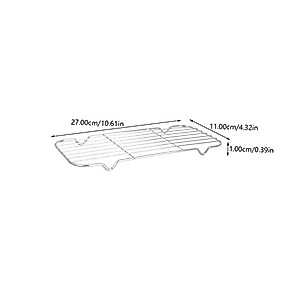 UPKOCH Bread Oven Stainless Steel Steamer Pot Bread Loaf Pans for Baking Metal Colander Steaming Rack Cooking Rack Barbecue Rack Heavy Duty Drain Rack Barbecue Grill Rack Air Fryer Can