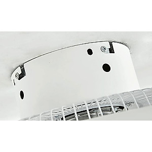 Orillon 22'' Thin Modern Ceiling Fan with Light for Indoor Kitchen Bathroom Bedroom,Remote LED 3 Color Changing Low Profile Flush Mount Quiet Fandelier with 11 ABS Blades, White