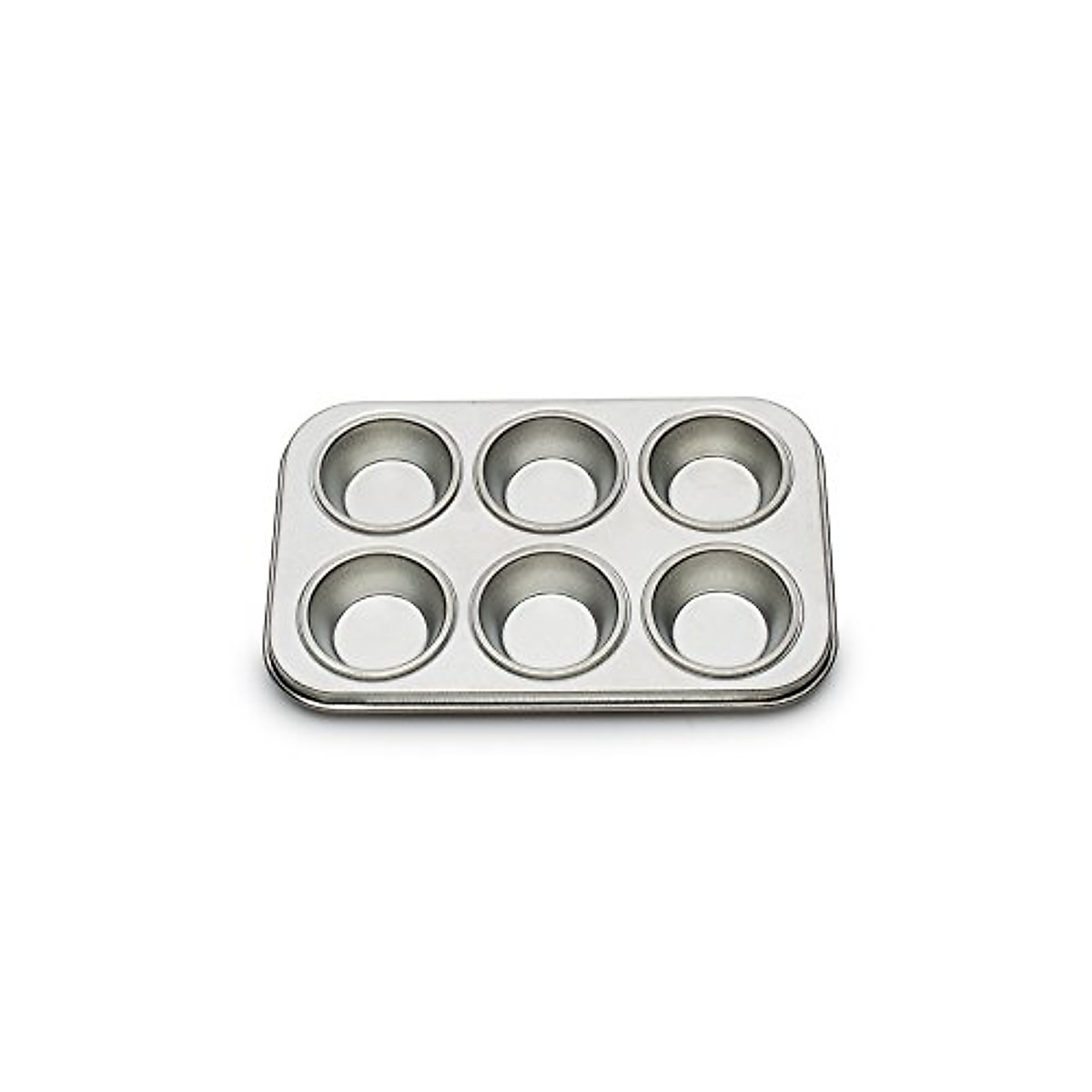 Fox Run Micro Muffin Pan, Tinplated Steel, 6 Cup