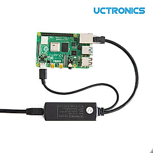 UCTRONICS PoE Splitter USB-C 5V - Active PoE to USB-C Adapter, IEEE 802.3af Compliant for Raspberry Pi 4, Google WiFi, Security Cameras, and More