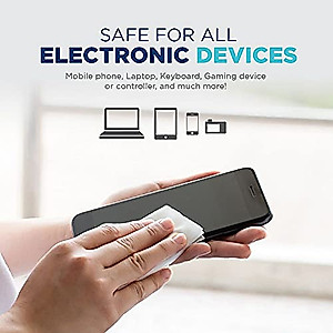 Tech Armor Cleaning Wipes - Screen Cleaning Wipes For TV Screen Cleaner, Computer Screen Cleaner, for Laptop, Phone, Ipad - Computer Cleaning kit Electronic Cleaner - 100 Wipes