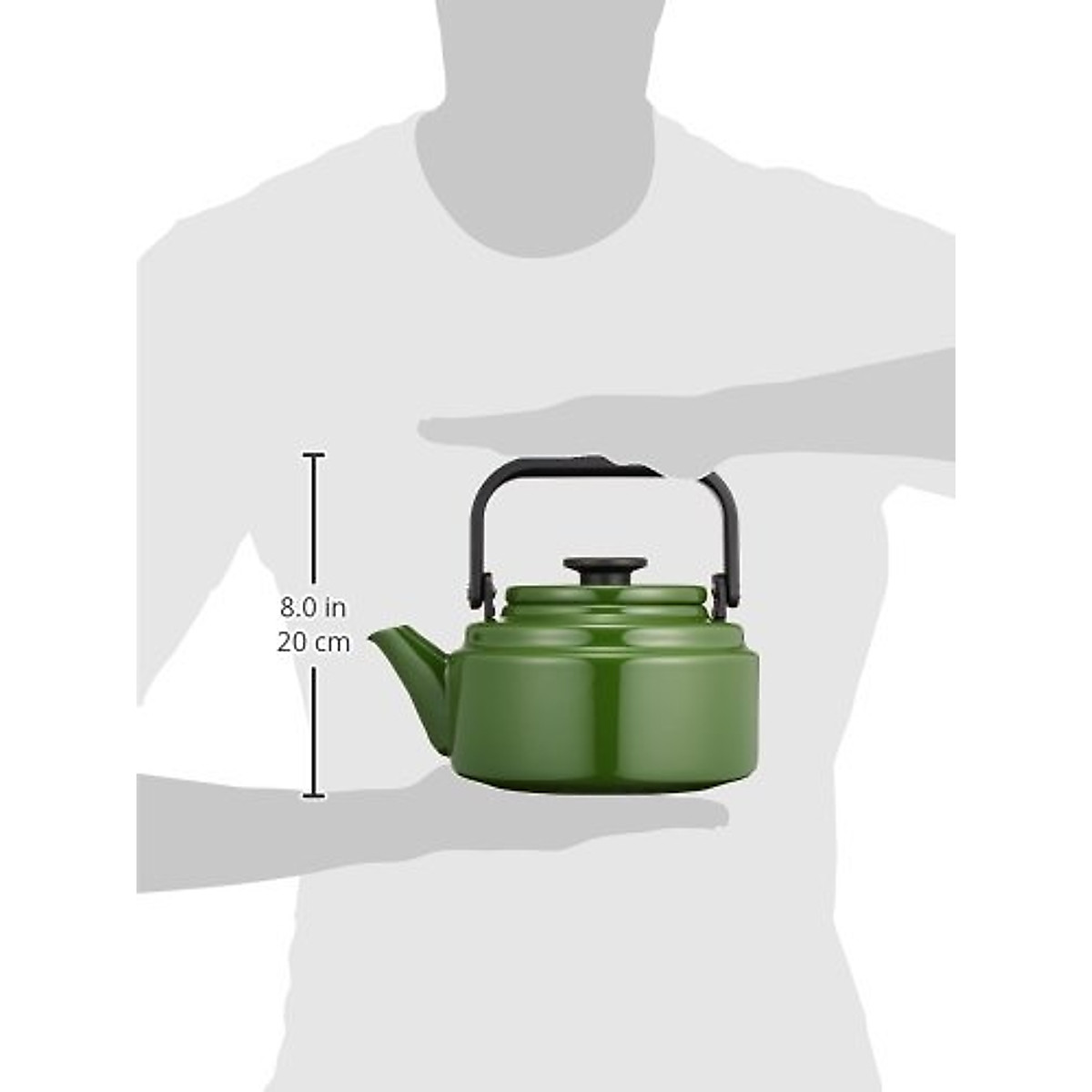 Noda Horo AM-20K Amkettle Compatible with Induction Cookers 0.6 gal (2.0 L), Green