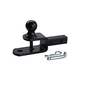 TOPTOW 3 in 1 ATV/UTV Towing Hitch Receiver 64032 Ball Mount Adapter with 1 7/8 inch Ball, Fit for 1-1/4 inch Receiver
