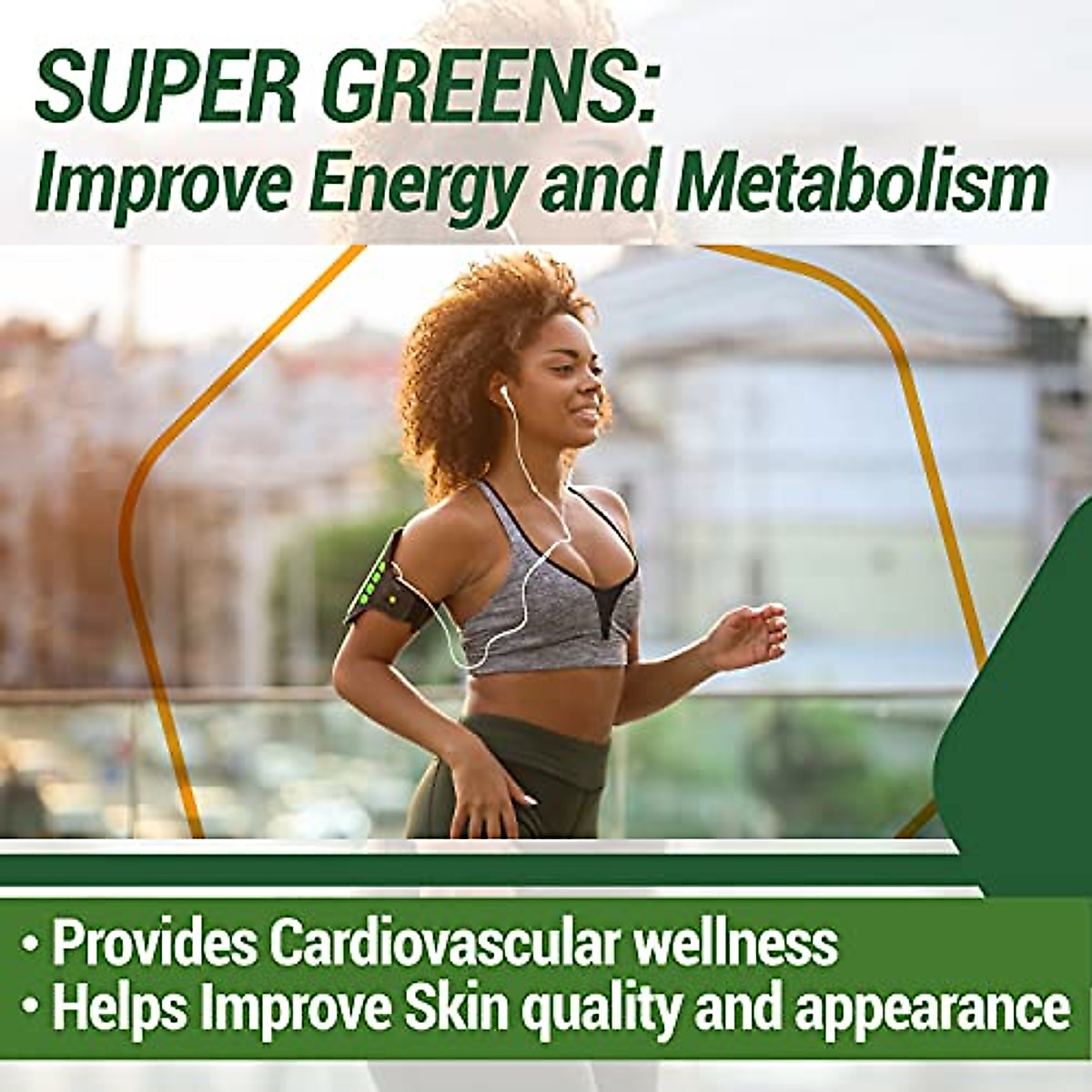 Country Farms Super Greens Capsules, Whole Food Dietary Supplement, 32 Super Foods, 30 servings.