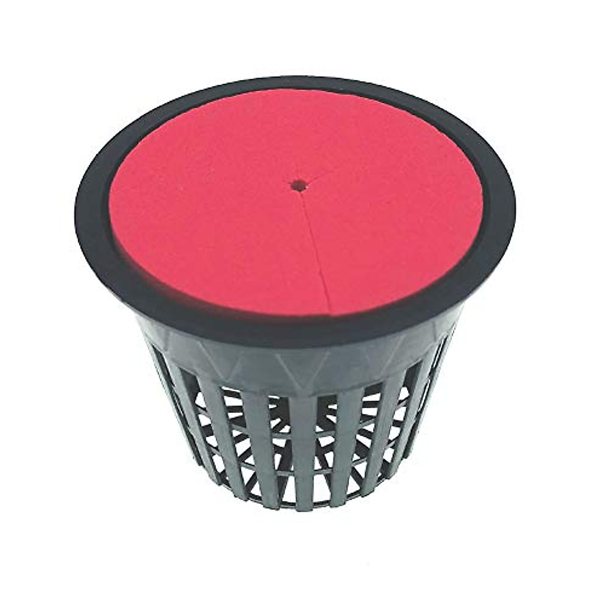 HORTIPOTS 3 Inch Net Pot Wide Lip Design Mesh Cup with Reflective Net Cup Lids (32 Set)-Not Real 3 inch When You Measure it.