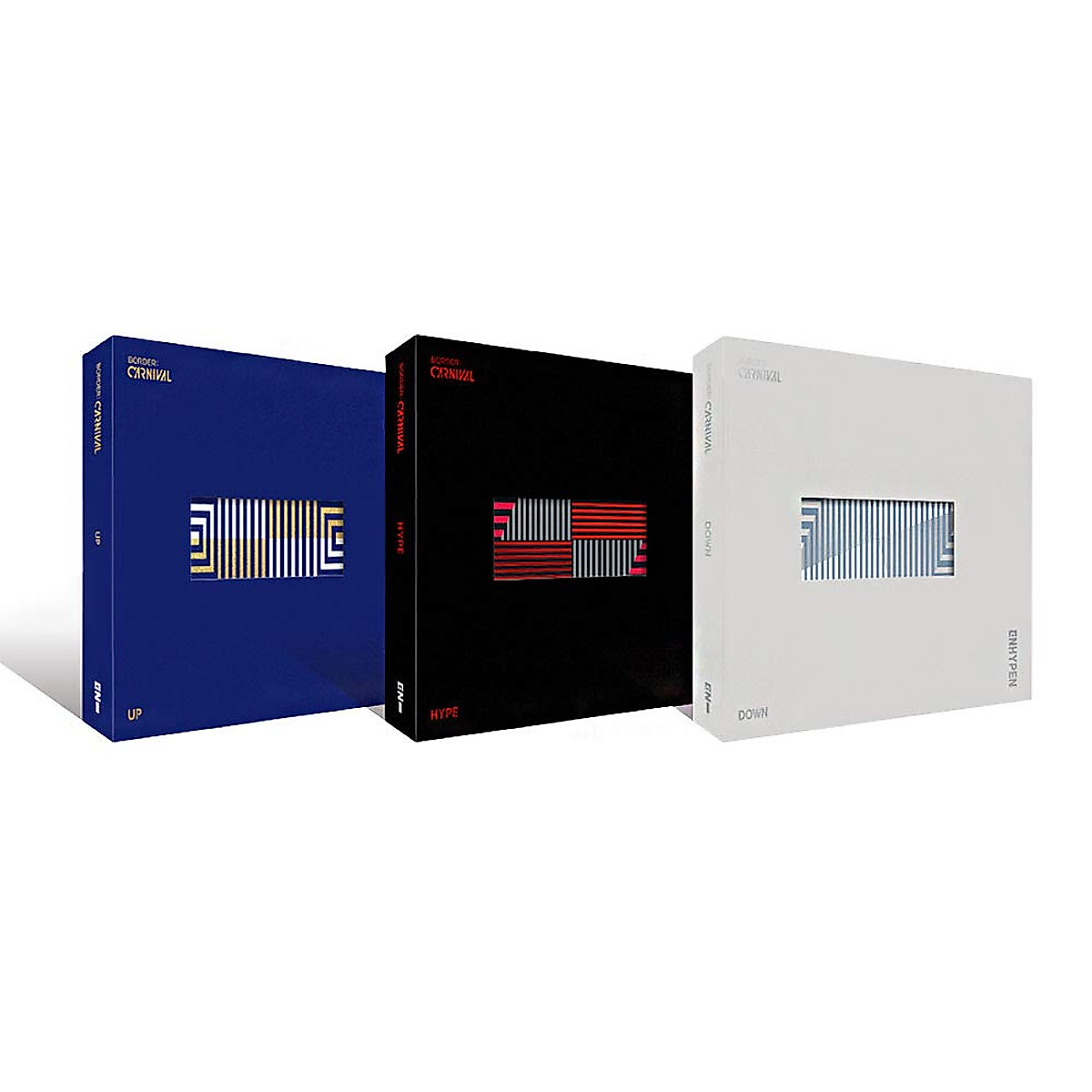BIGHIT Ent. ENHYPEN Border : Carnival (2nd Mini Album) Album+Extra Photocards Set (UP+Hype+Down ver. Set),L200002158