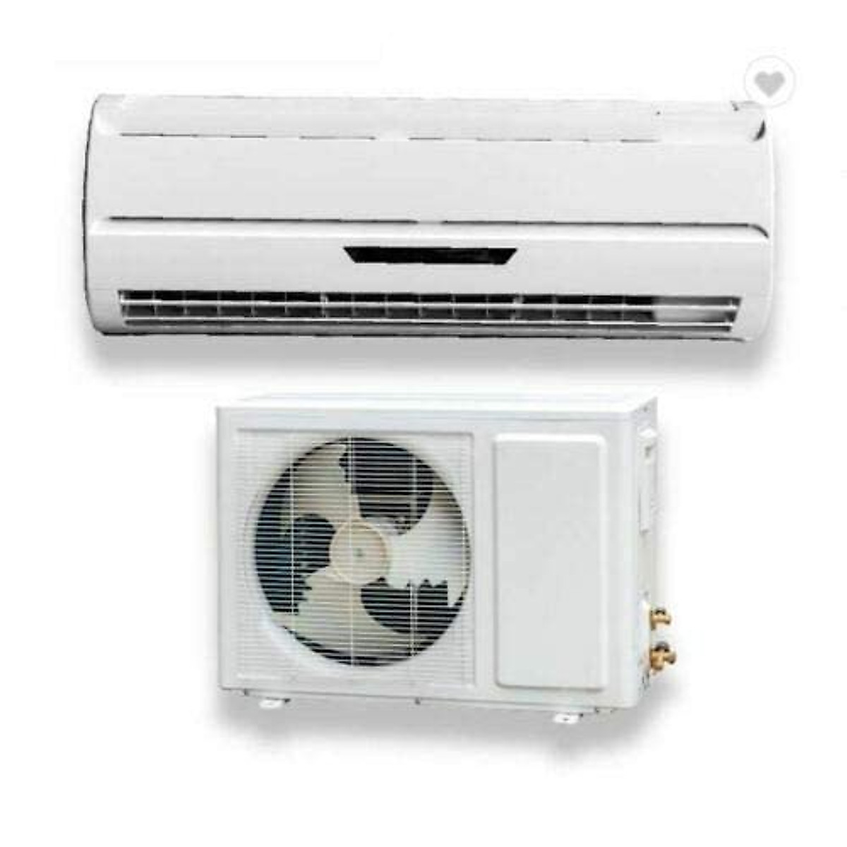 Jntech 12000BTU Solar ACDC Inverter Ductless Mini Split Air Conditioner with Heater