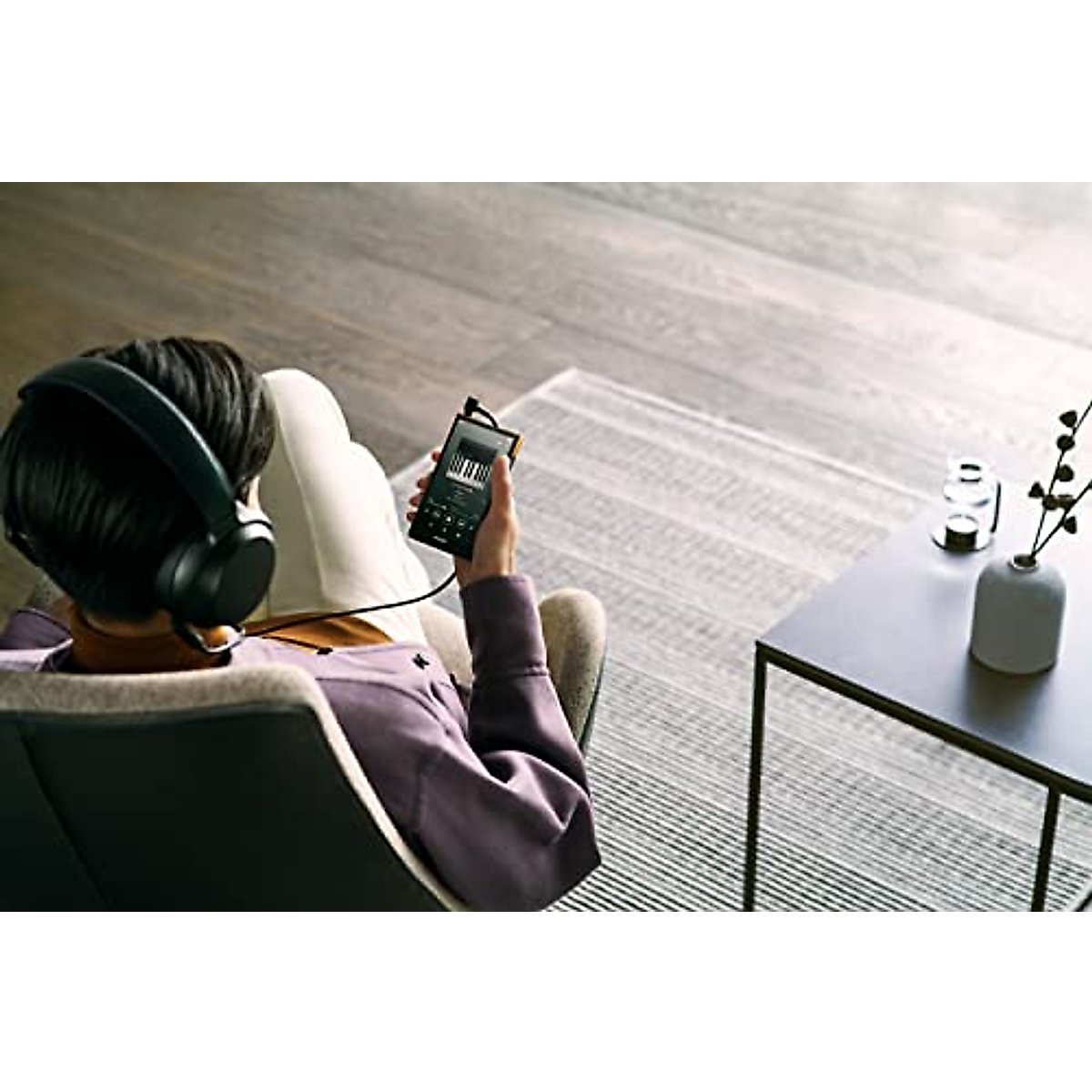 Sony NW-ZX707 Walkman 64GB Hi-Res Portable Digital Music Player with Android, Large 5.0" (diag) Touchscreen Display, up to 24 Hour Battery, Wi-Fi & Bluetooth and USB Type-C – Black NW-ZX707/B