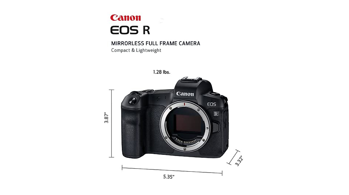 Canon EOS R Full-Frame Mirrorless Camera | 4K Vlogging & Pro Photo