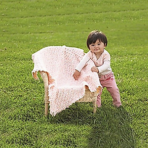 Bernat Baby Big Ball Sport Yarn, 12.3 oz, Gauge 3 Light, 100% Acrylic, Baby Pink,16312121420