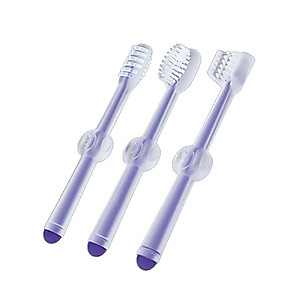 CXCTCT 3Pcs Cat Toothbrush High Safety Silicone Wearproof Comfortable Grip Easy to Use Small Dog Toothbrush for Home Pet Store
