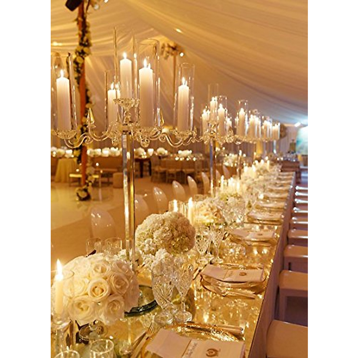 Crystal Glass Water Goblets, 16 Ounce Elegant Crystal Glasses for Water, Juice, Beer, Wine, and Cocktails, Iced Beverage Glassware – Set of 4