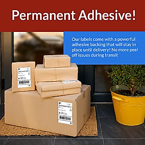 Reli. Thermal Shipping Labels (1200 Labels) 4x6 Thermal Labels Roll | Shipping Labels, Direct Thermal Printer Labels | White 4x6 Thermal Shipping Labels | Compatible w/Rollo Thermal Printer (4 Rolls)