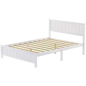 STP-Y Twin Size Platform Bed, Wood Platform Bed Frame with Storage Drawers, Wooden Platform Bed with Headboard for Kids Boys Girls Teens Adults, No Box Spring Needed, Easy Assembly, Gray