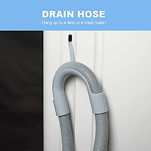 Panda Portable Washing Machine 10 LBS Load Volume, Fully Automatic 1.34 Cu.ft Laundry Washer with Built-in Drain Pump, Top Load Clothes Washer for Apartment and Household