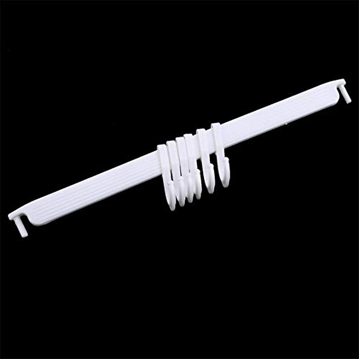 Idiytip 6 Row Waterproof Oilproof Strong Sticking Wall Hanger Corner Adhesive Hook Kitchen Bathroom Self Hooks Stick Home Decor,White