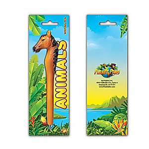 Planet Pens Brown Horse Novelty Pen - Cool Fun Unique Kids and Adults Ballpoint Pen Colorful Ranch Life Writing Pen Instrument For School and Office