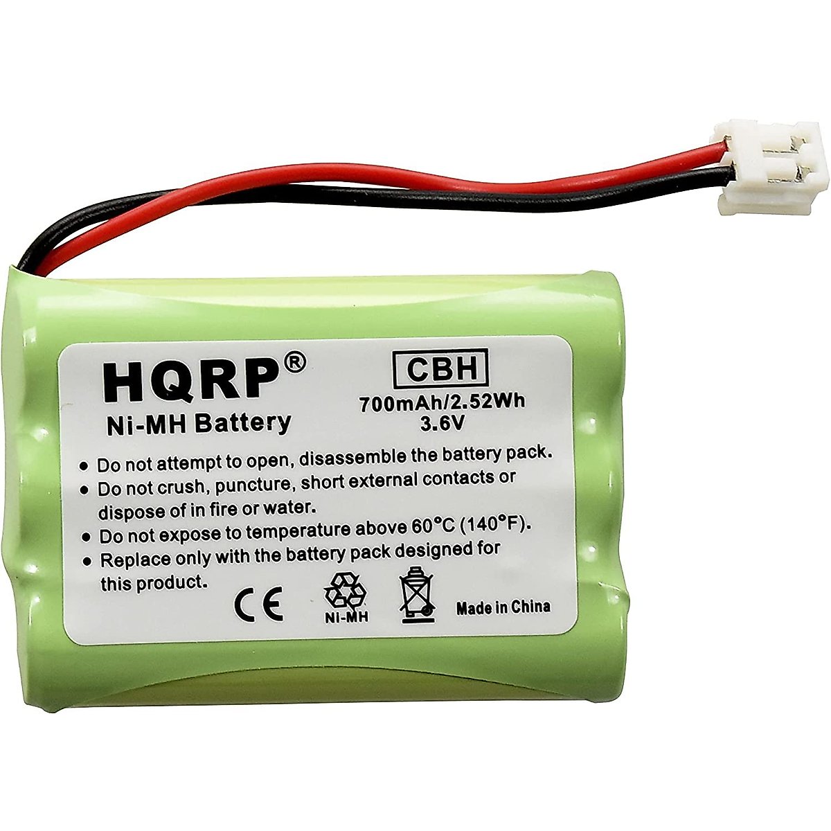 HQRP 2-Pack Phone Battery Compatible with VTech 6897, DS4121-3, DS4121-4, DS4122-3, i6717, i6725