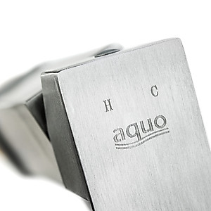 aquo Bathroom Faucet - 7" Height Sink Faucet Fits Variety Bathroom Sink, Nicely Preventing Leaking Issue by Brass Bathroom Sink Faucet Inner Hoses Design, Brushed Nickel