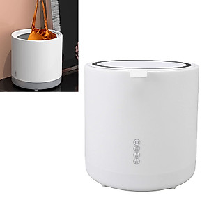 Mini Washing Machine, 6L Mini Washer with Drainage Basket & Drain Hose, ABS Semi Automatic Laundry Machine with Time Control & Blue Lighting for Socks, Baby Clothes, Underwear or Small Items (US Plug)