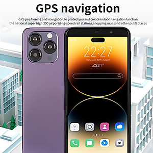 Zopsc Unlocked Cell Phones, Ultra Thin 6.1inch 1440x3040 Resolution 16MP 8MP Smartphone for11.0 (US Plug)