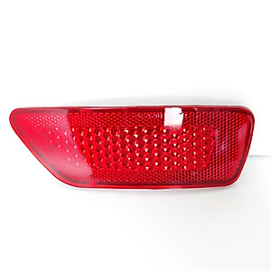 WGOHUI 57010720AC Right Passenger Side Rear Reflector Light Compatible with Jeep Grand Cherokee 2011-2021, Jeep Compass 2011-2017, Dodge Journey 2011-2020 with Fascia, Red Lens, CH1185100