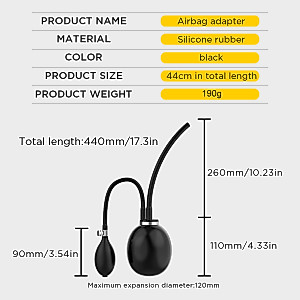 Universal Easy Intake Adapter for 12V Vehicle Pipes Fuel Leakage Detector Diagnositc Tester