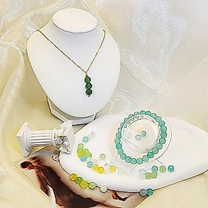 Gaspletu 700PCS Glass Beads for Jewelry Making, 24 Colors 8mm Crystal Beads Bracelets Making Kit, 1 Box Round Beads Suitable for Beginners