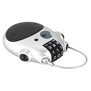 3 Digit Code Combination Password Lock for Stroller Bicycle Stroller Password Security Lock(Silver)